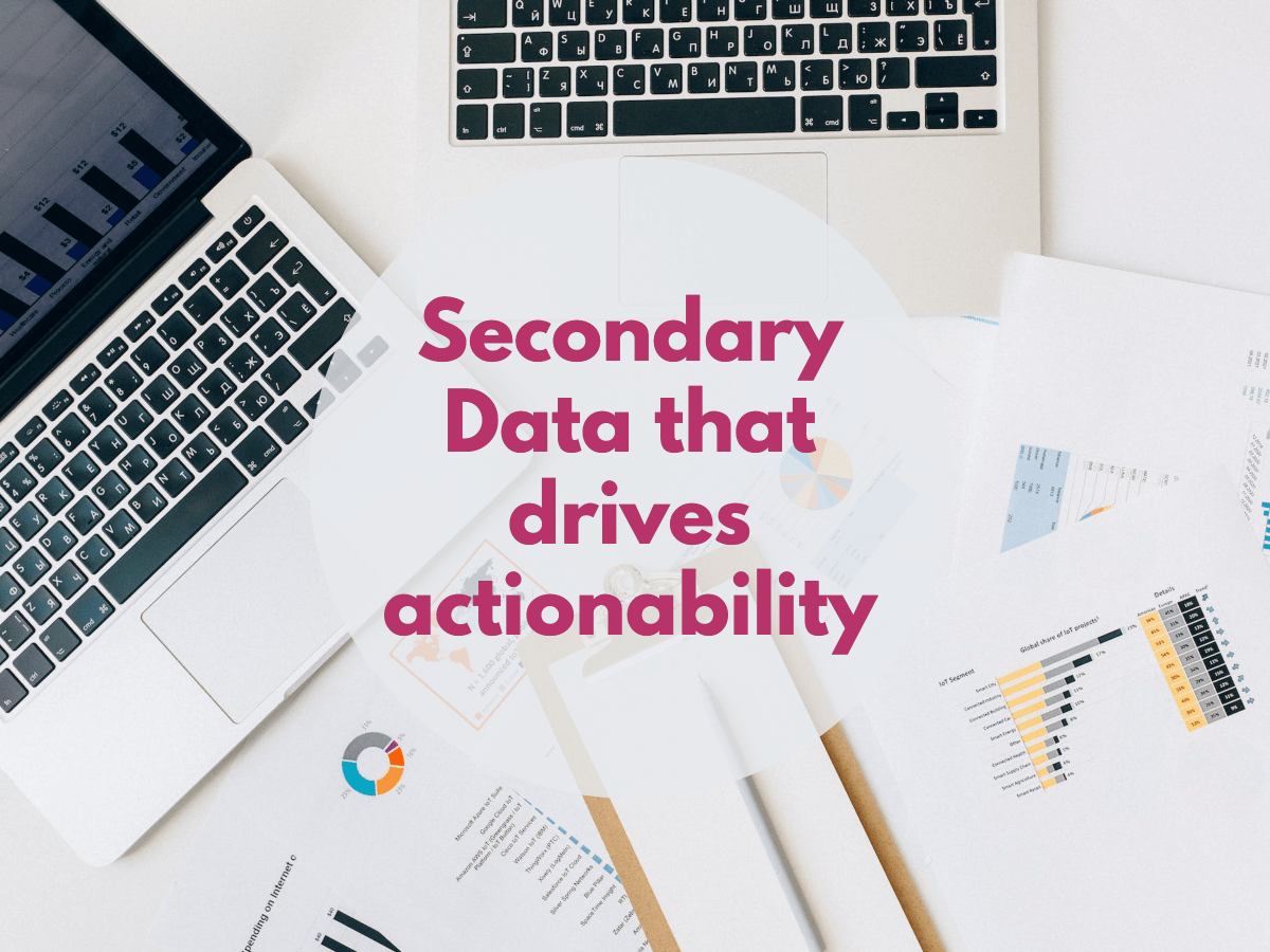 Secondary data that drives actionability – Enriched Insights